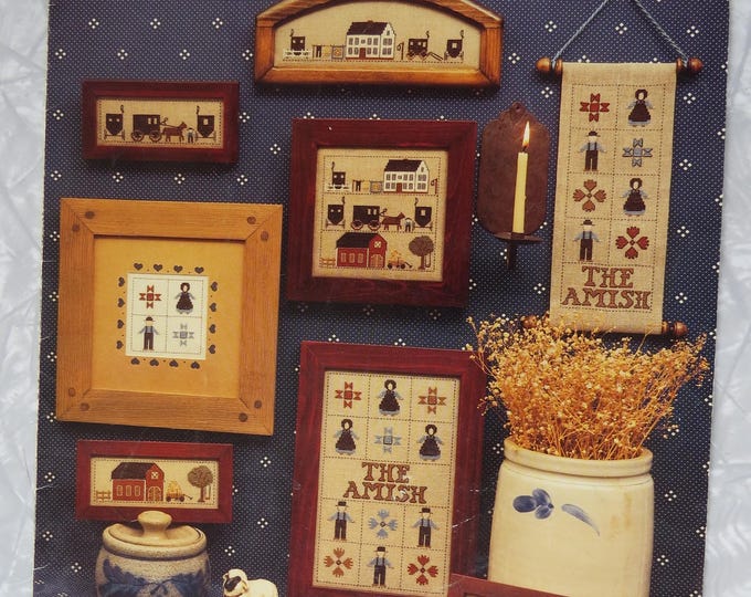THE AMISH III the Homestead by Sandra Sullivan Folk Art Cross Stitch ...