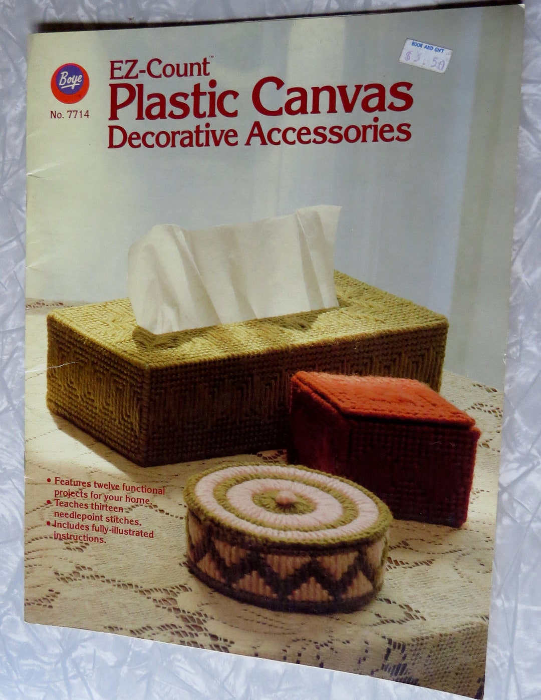 Vintage Original Boye Ez-count Plastic Canvas Decorative Accessories ...