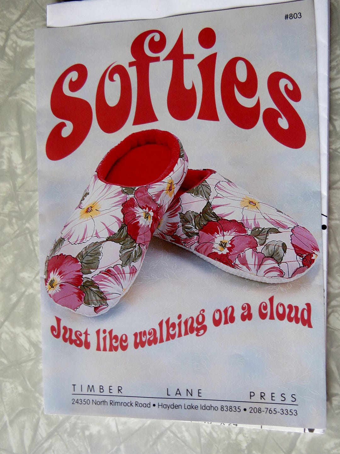 SOFTIES #803 Slipper Sewing Pattern for Whole Family Adult Men Misses ...