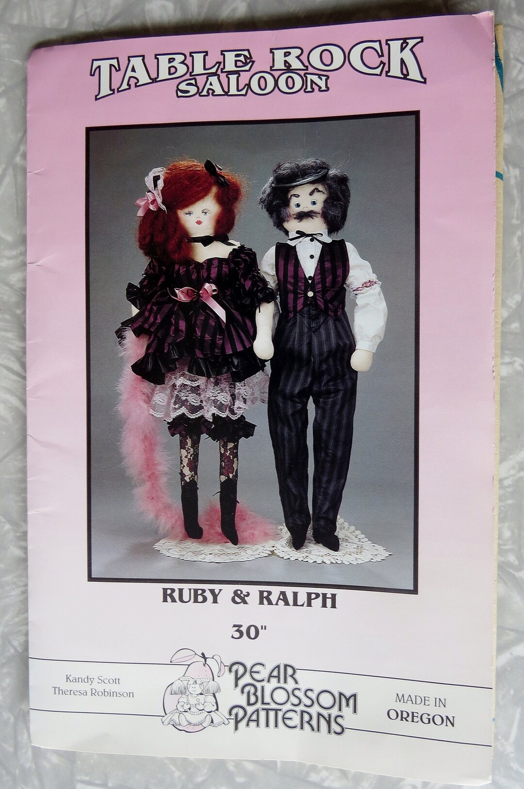 Table Rock Saloon Ruby & Ralph, 30 Dolls Clothing Vintage 1991 Pear ...