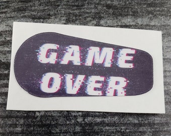 Game Over Sticker | Etsy