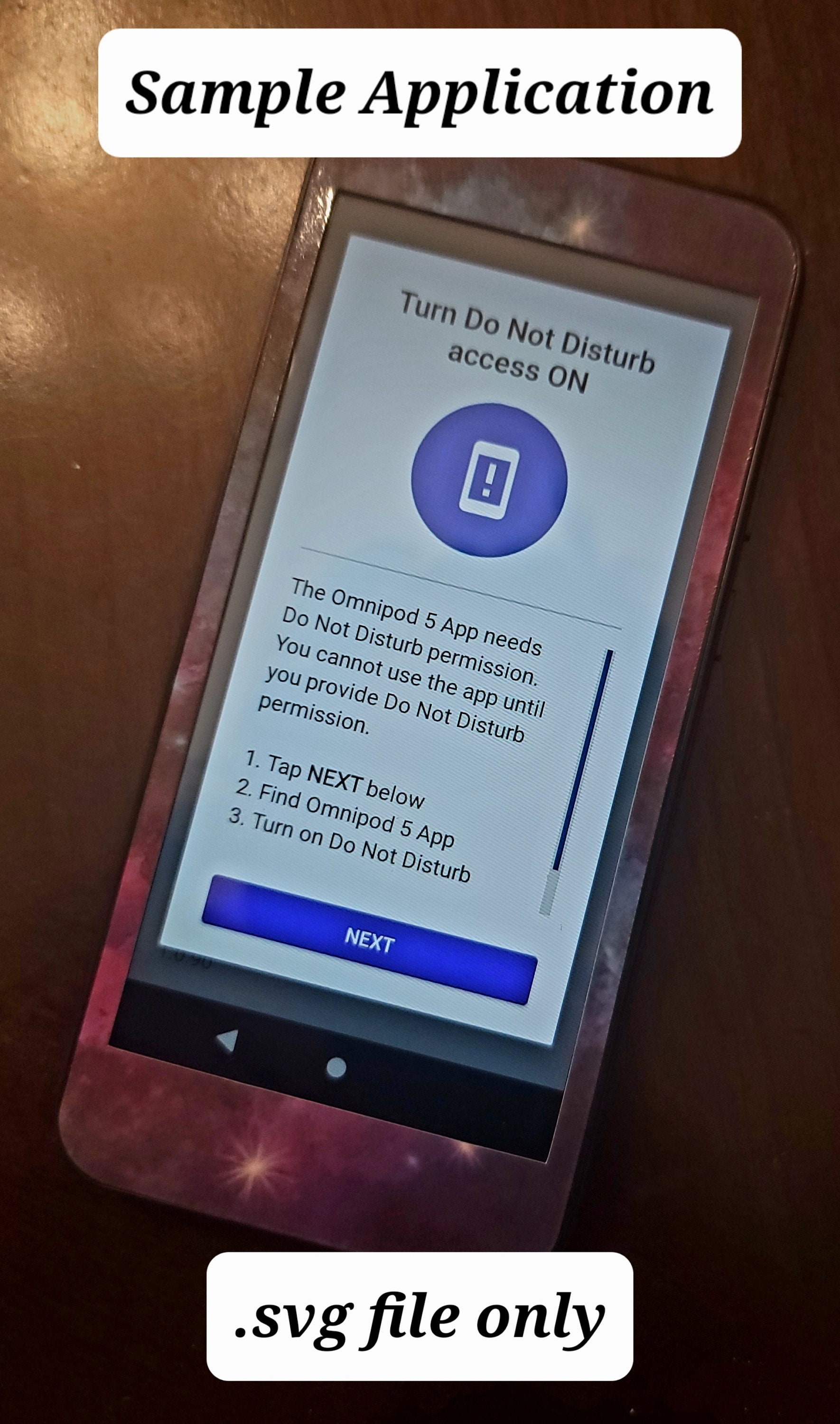 Digital Download Personal Use Cut File Omnipod 5 Pdm Etsy 