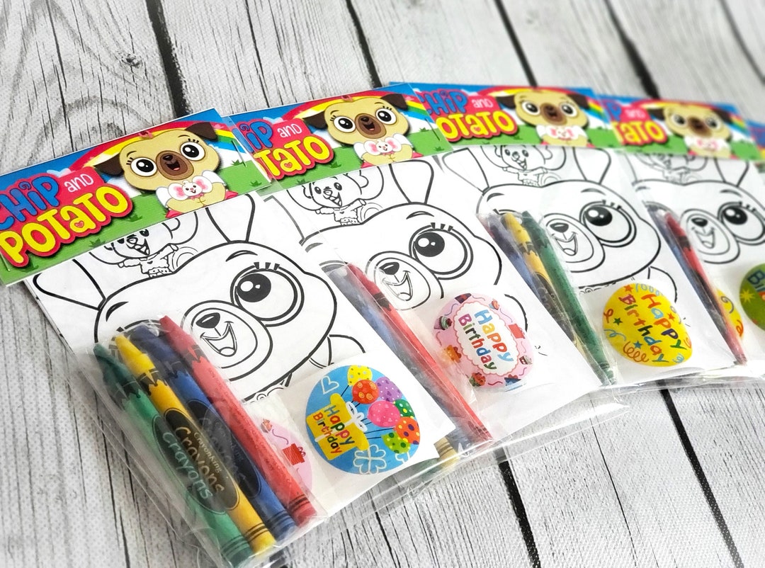 5 PACKETS: Chip & Potato Activity Kits - Etsy