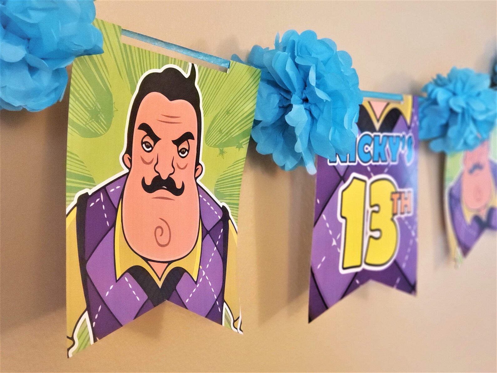 9' Hello Neighbor Birthday Party Banner - Etsy Canada