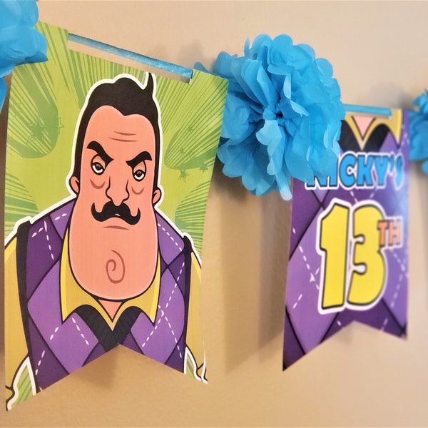 Hello Neighbor Birthday - Etsy