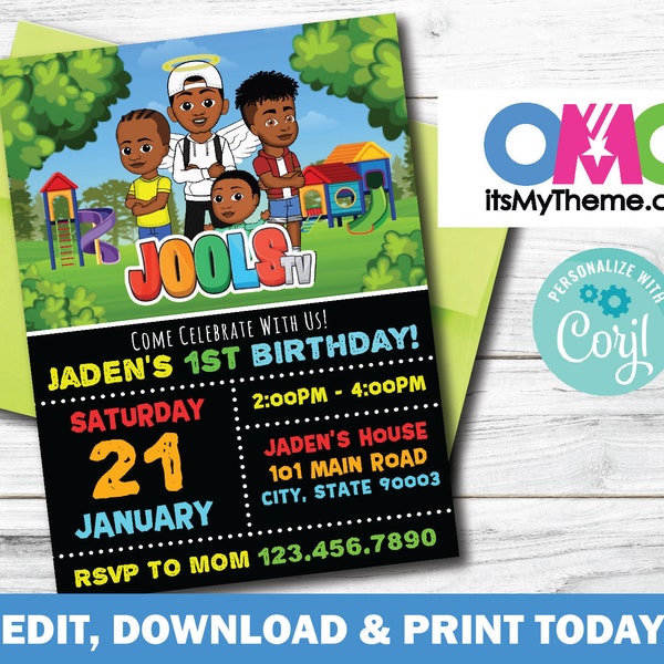 Jools Tv Birthday Party - Etsy