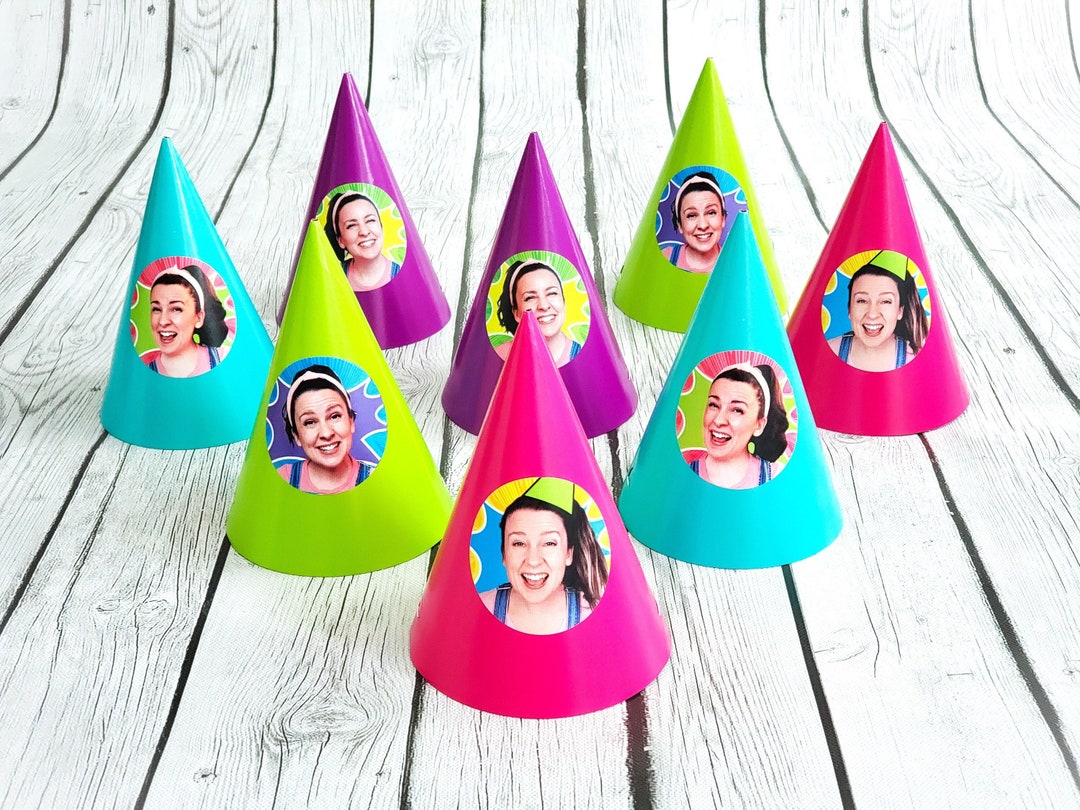 8pc Ms. Rachel Party Hats - Etsy