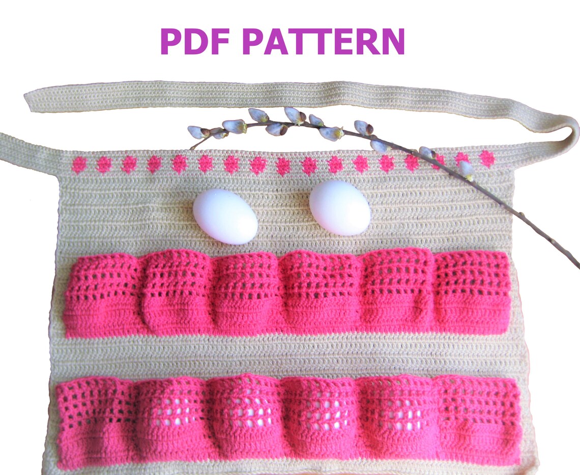 Quick and Easy Egg Apron Pattern for Child Crochet Egg - Etsy