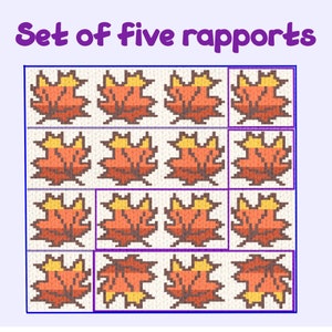 Fair Isle Leaf Knitting Pattern, Scandinavian Stranded Knitting ...