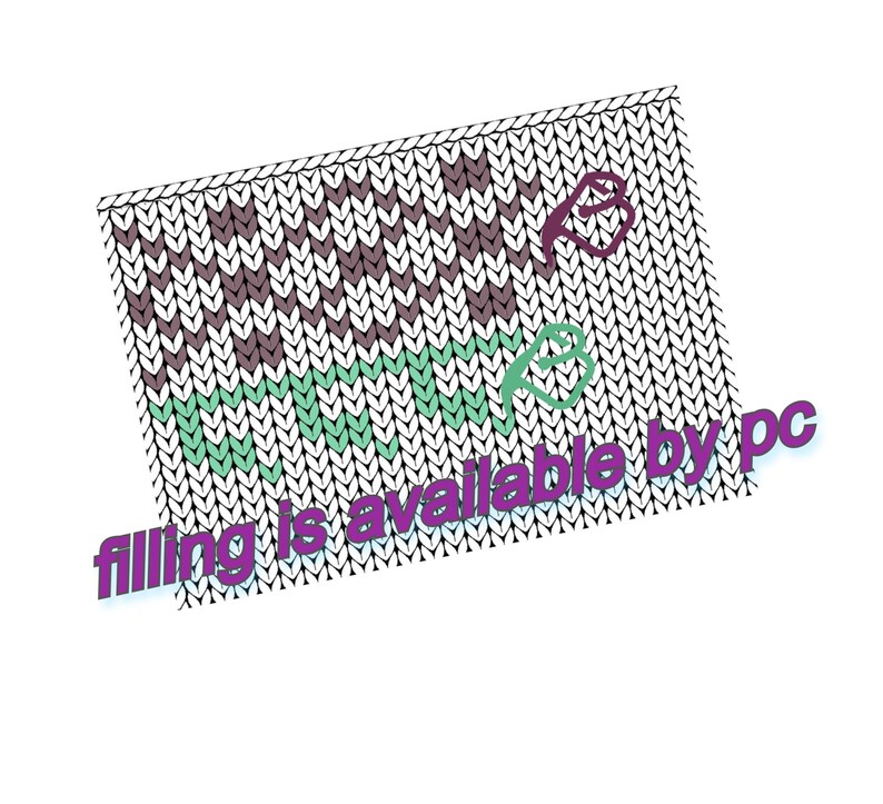 Knit Stitch Graph Paper Blank for Colorwork Charts Knitting - Etsy