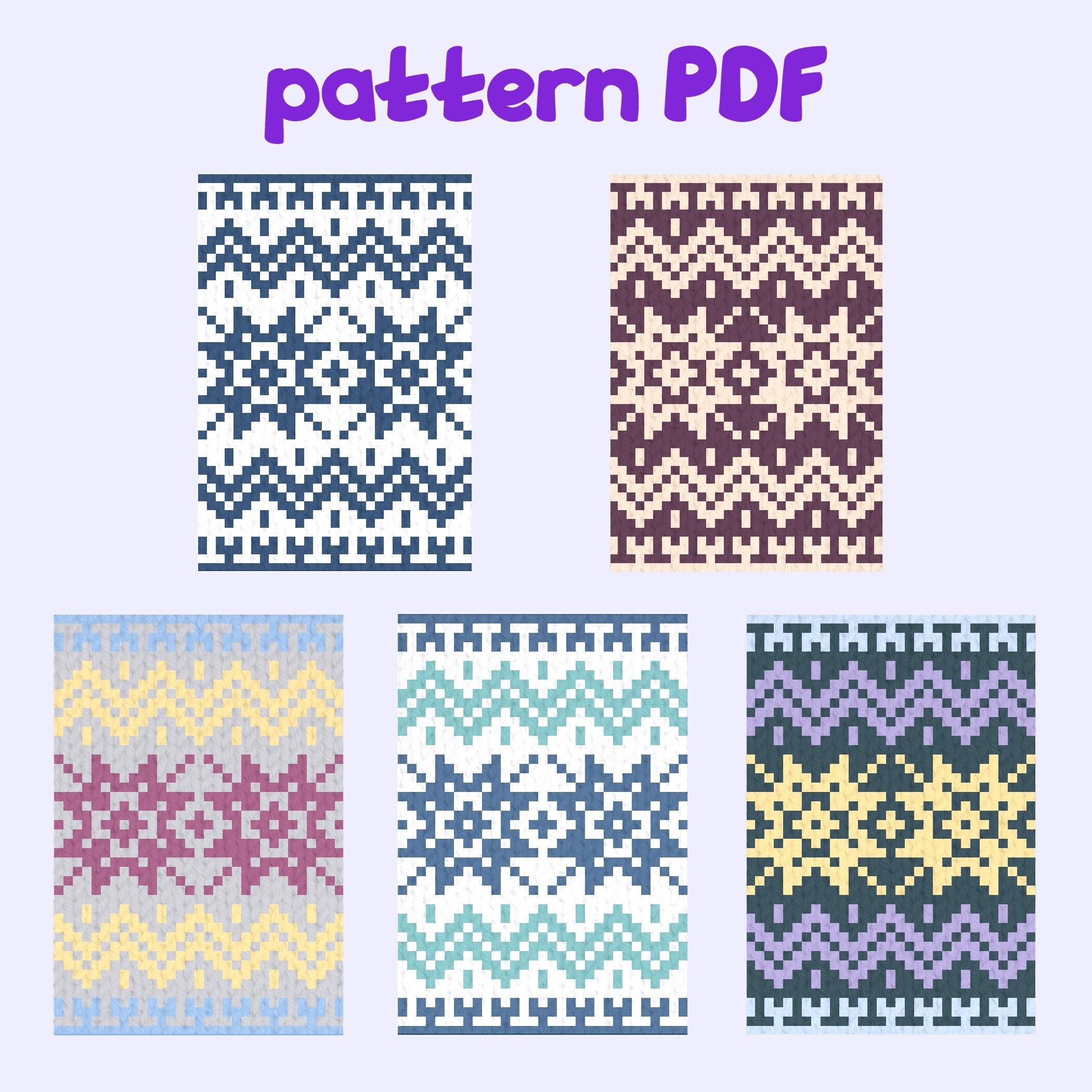 Norwegian Star Stranded Knitting Pattern for Sweater or Hat, Easy Fair ...