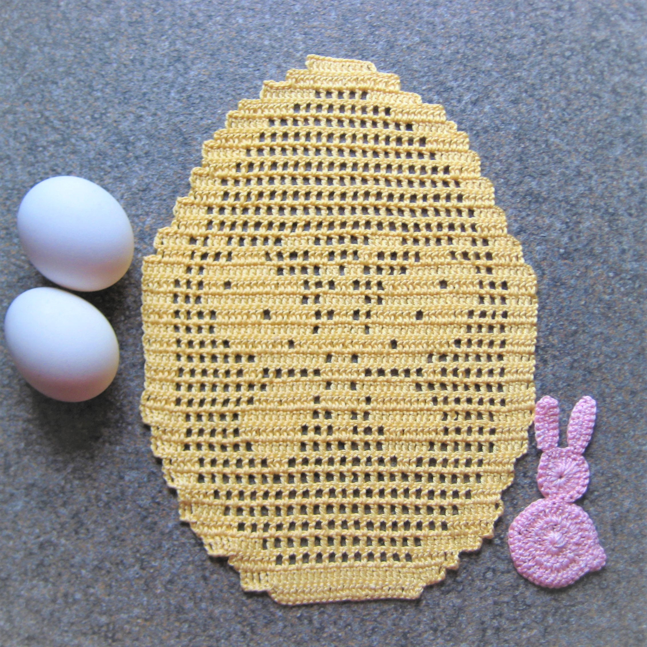 Easter crochet decor or decorations ideas with butterfly | Etsy