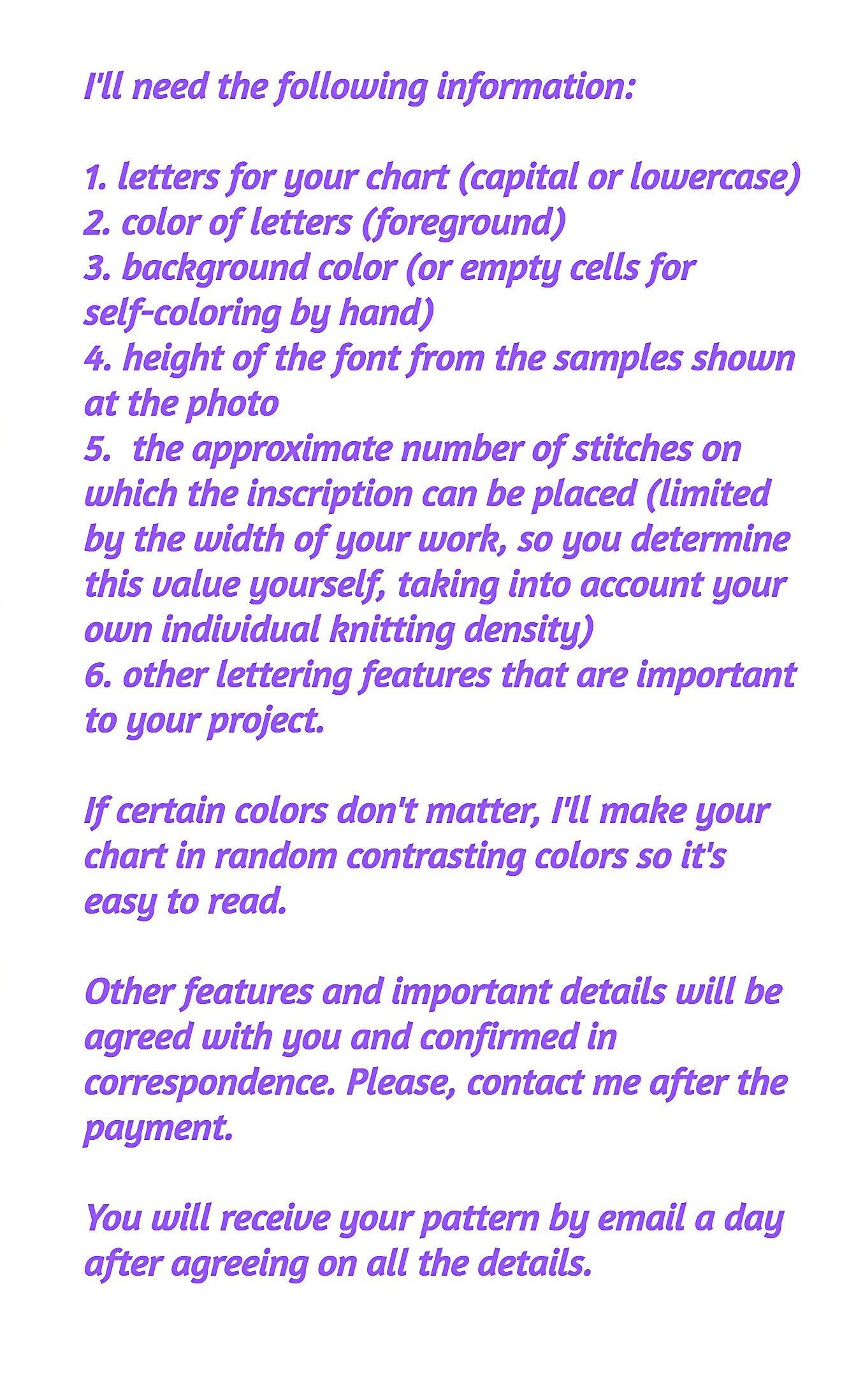 Custom Alphabet Letters Pdf Knitting or Crochet Colorwork - Etsy