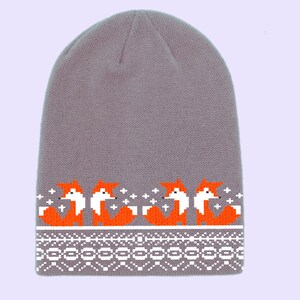 Fair Isle Fox Knitting Pattern: Scandinavian Woodland Motifs (set of 4 ...