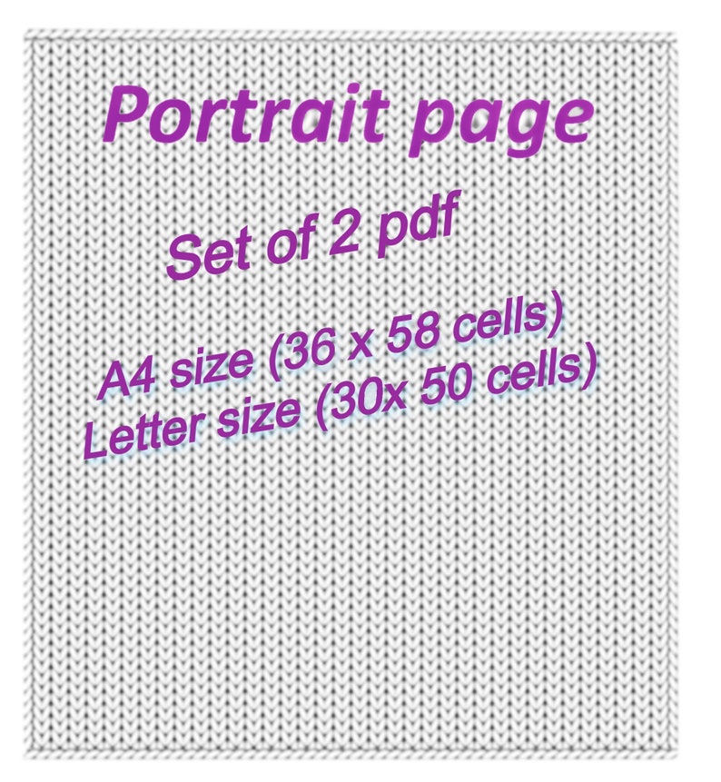 Knit Stitch Graph Paper Blank for Colorwork Charts Knitting - Etsy