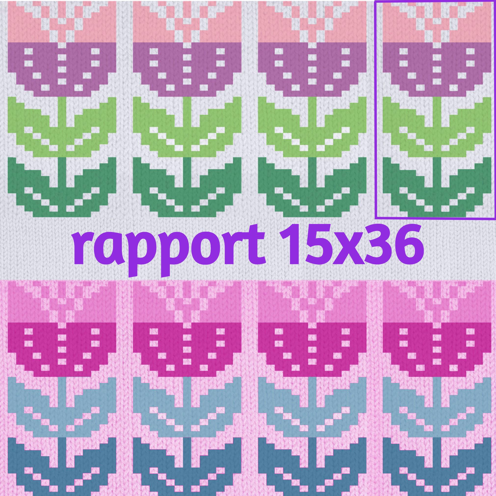 Fair Isle Flower Knitting Pattern for Easy Stranded Colorwork - Etsy
