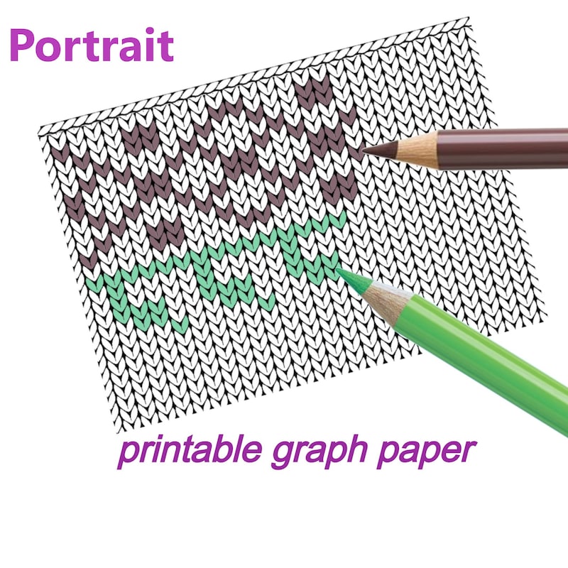 Knitting Journal Chart - Etsy