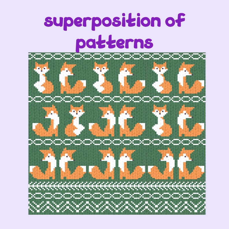 Fair Isle Fox Knitting Pattern, Scandinavian Stranded Knit Animals ...