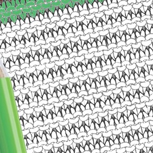 Knit Garter Stitch Graph Paper Blank for Colorwork Charts, Knitting ...