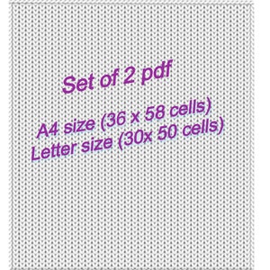 Knit Stitch Graph Paper Blank for Colorwork Charts Knitting - Etsy