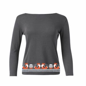 Fair Isle Fox Knitting Pattern: Scandinavian Woodland Motifs (set of 4 ...