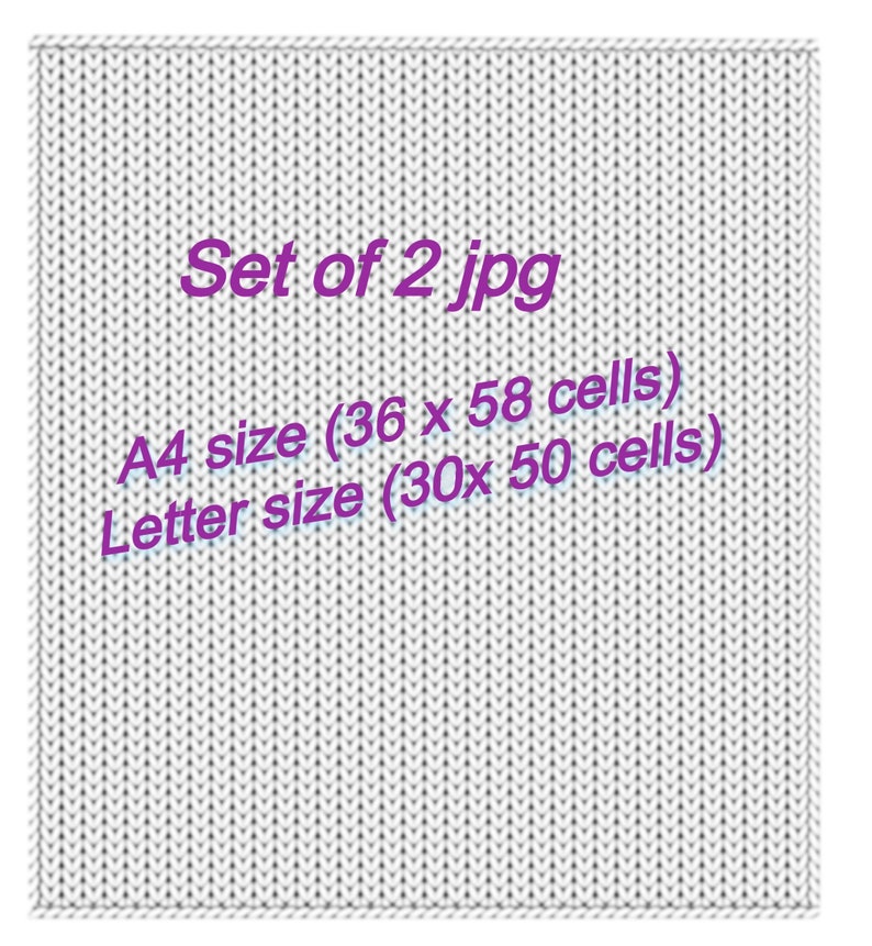 Knit Stitch Graph Paper Blank for Colorwork Charts Knitting - Etsy