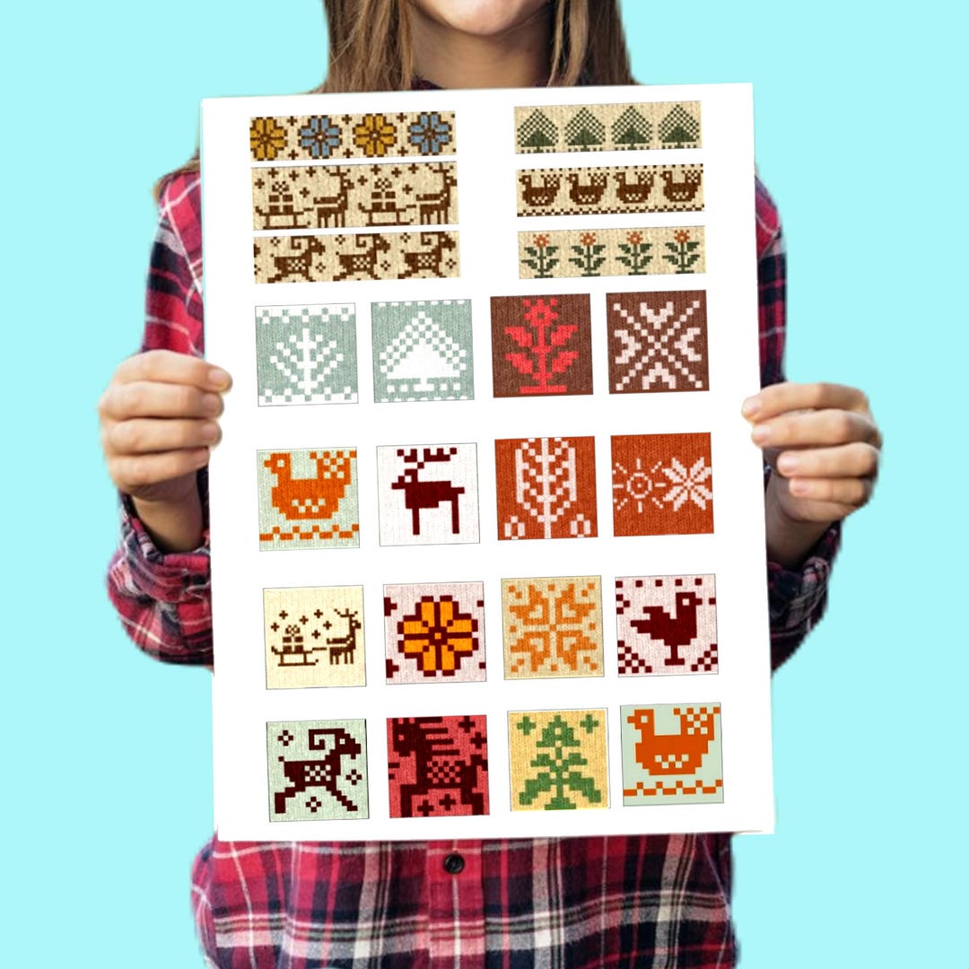 Scandinavian Knitting Patterns, Fair Isle Charts, Norwegian Stranded ...