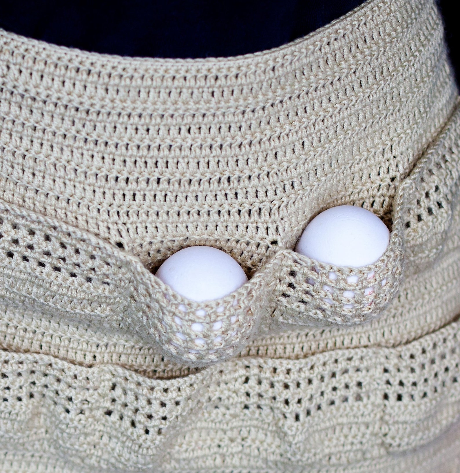 Egg Apron Crochet Pattern for Egg Gathering, Chicken Egg Holder ...