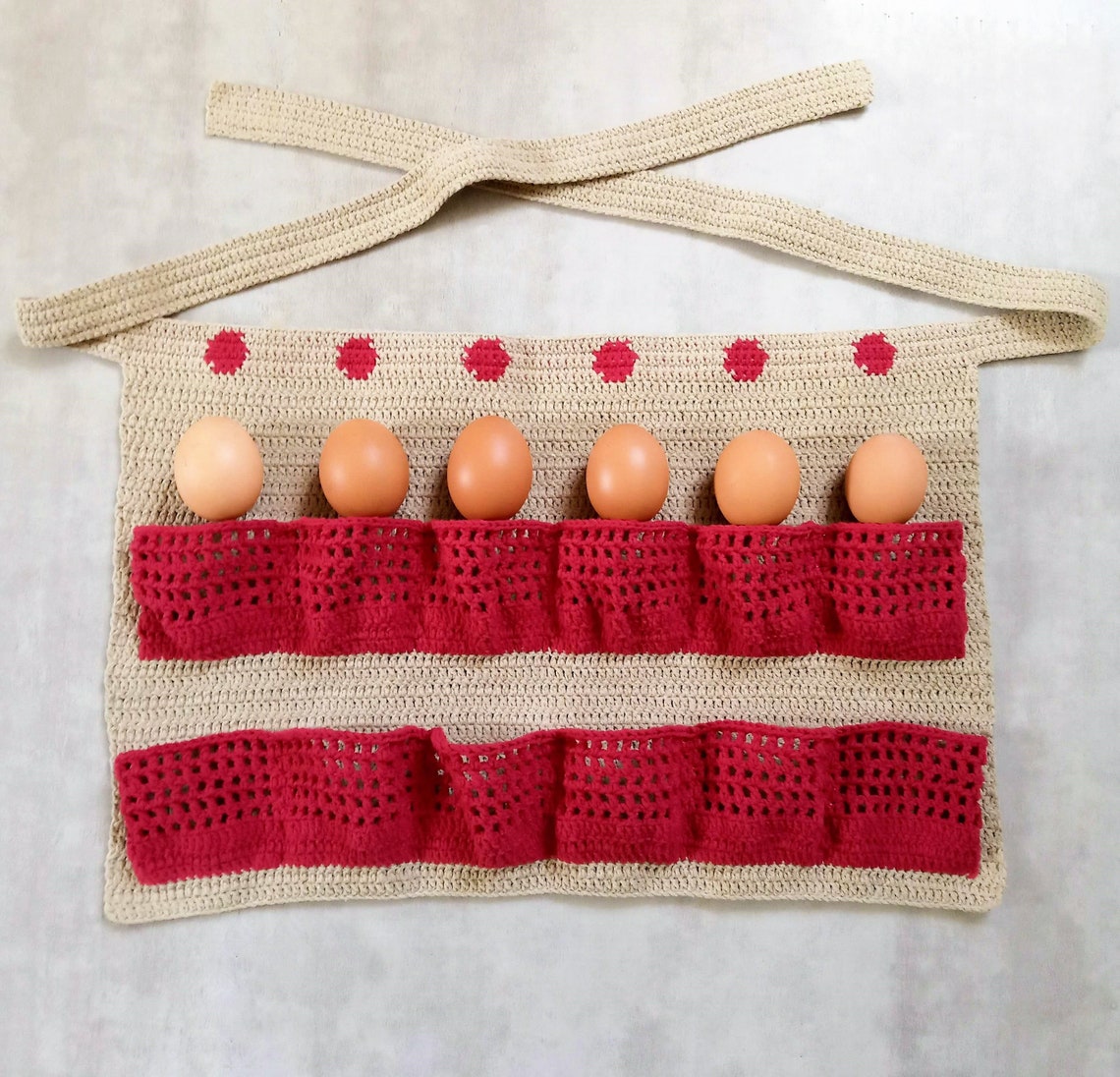 Quick and Easy Egg Apron Pattern for Child Crochet Egg - Etsy