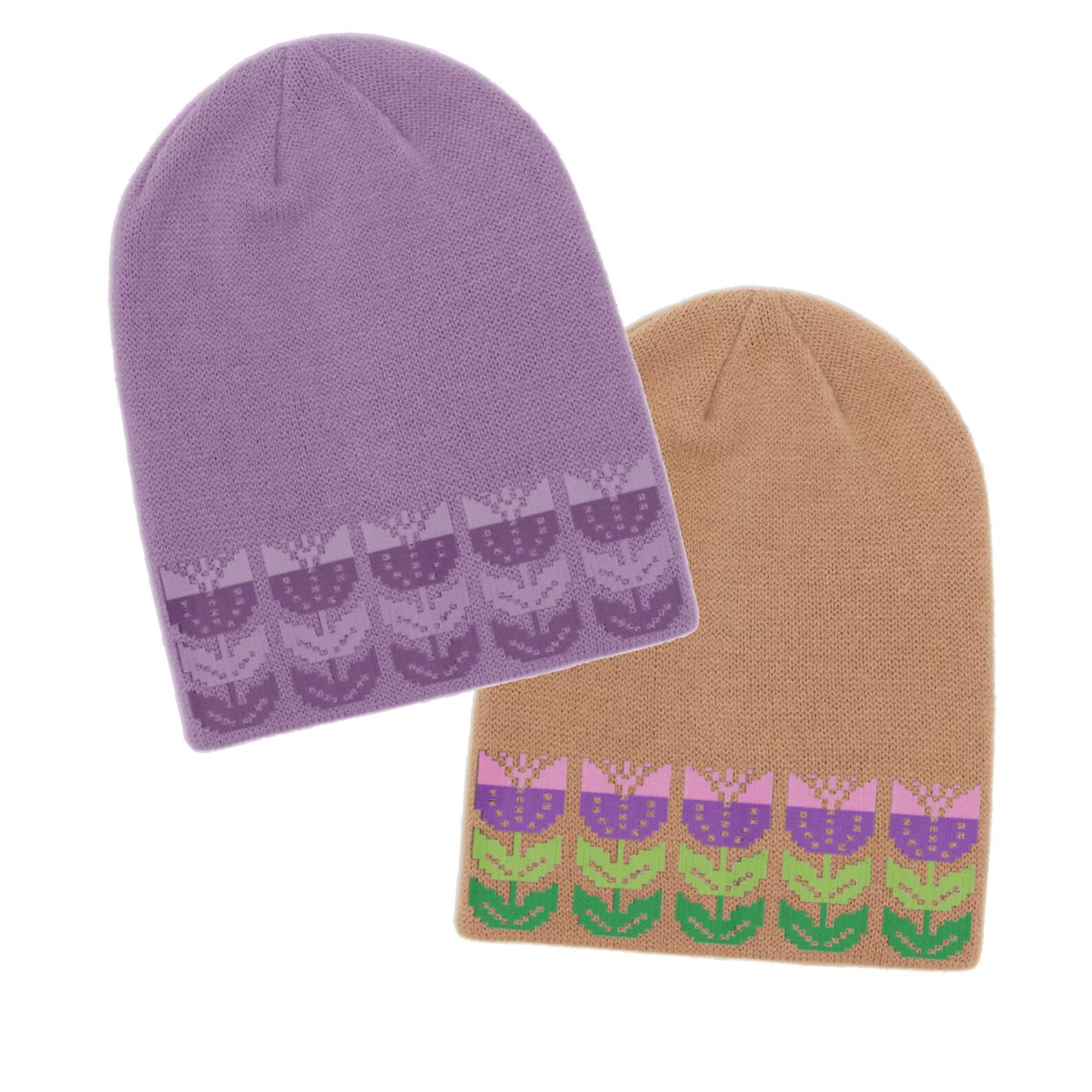 Fair Isle Flower Knitting Pattern for Easy Stranded Colorwork - Etsy