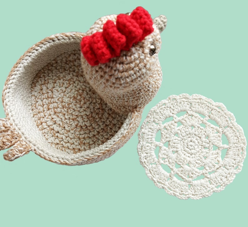Easy Easter Crochet Hen Basket Pattern Easter Amigurumi | Etsy
