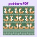 Fair Isle Fox Knitting Pattern, Scandinavian Stranded Knit Cute Animals ...