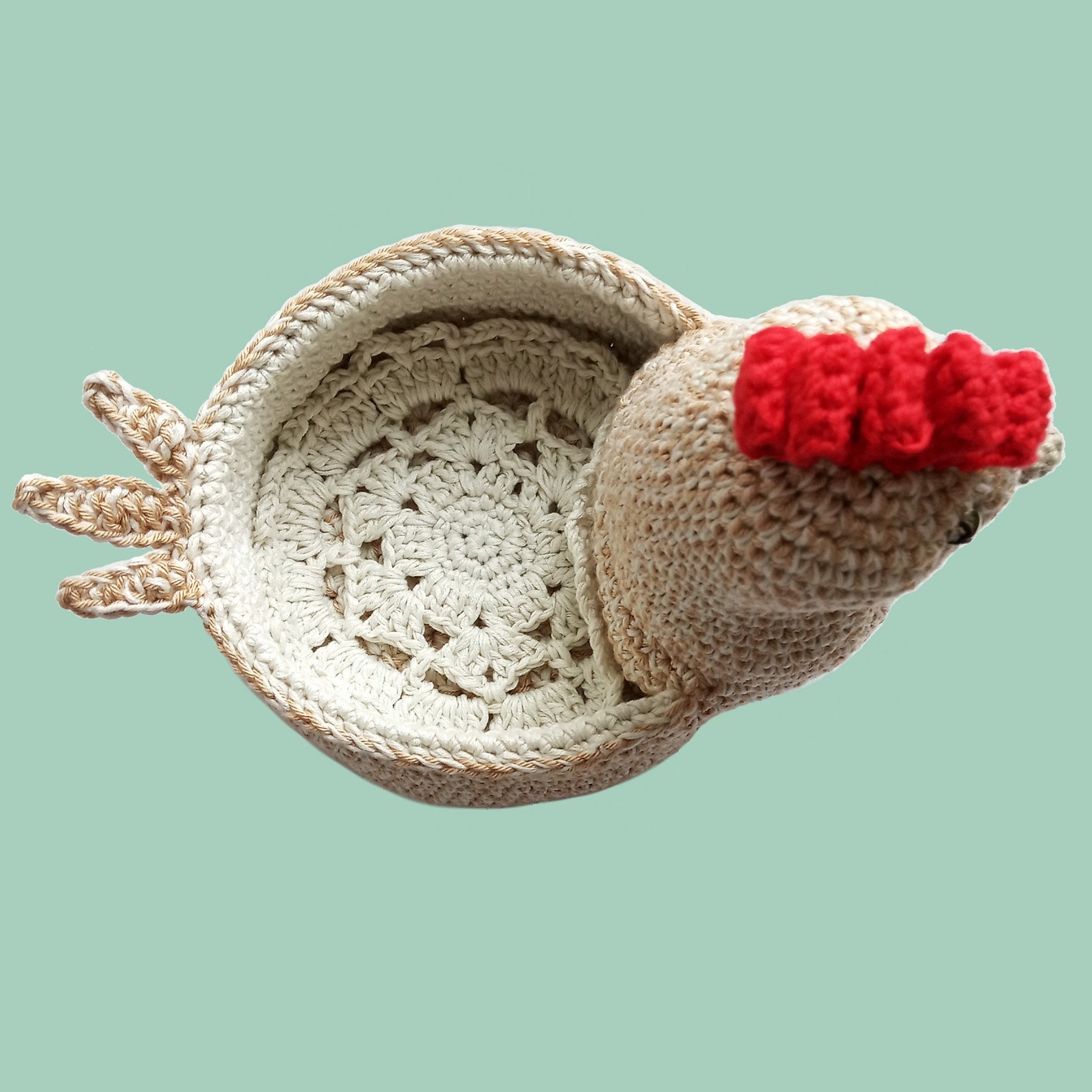 Easy Easter Crochet Hen Basket Pattern Easter Amigurumi | Etsy