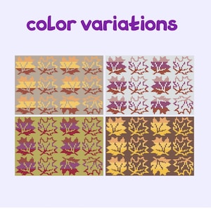 Fair Isle Leaf Knitting Pattern: Scandinavian Colorwork Charts (PDF) - Etsy