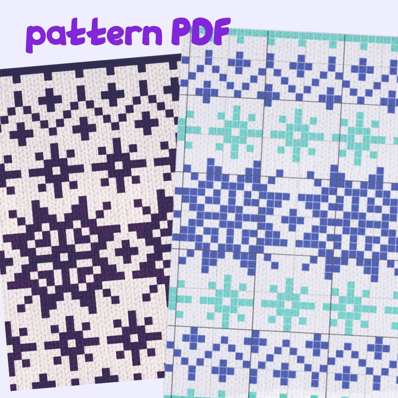 Norwegian Star Stranded Knitting Pattern for Sweater or Hat, Easy Fair Isle Chart 16 by 49 ...