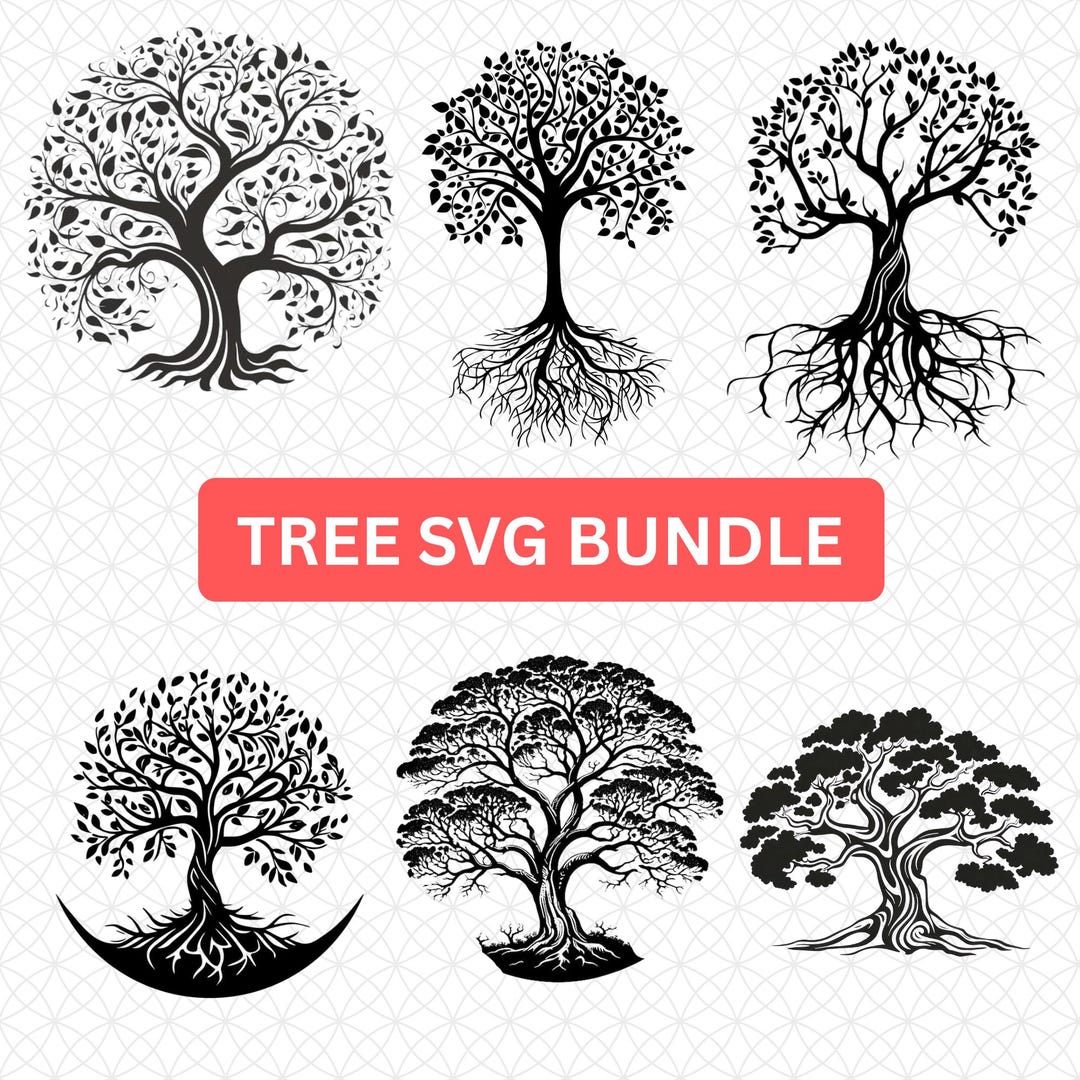 Tree SVG Bundle | Tree of Life SVG | Family Tree Clipart | Celtic Tree ...