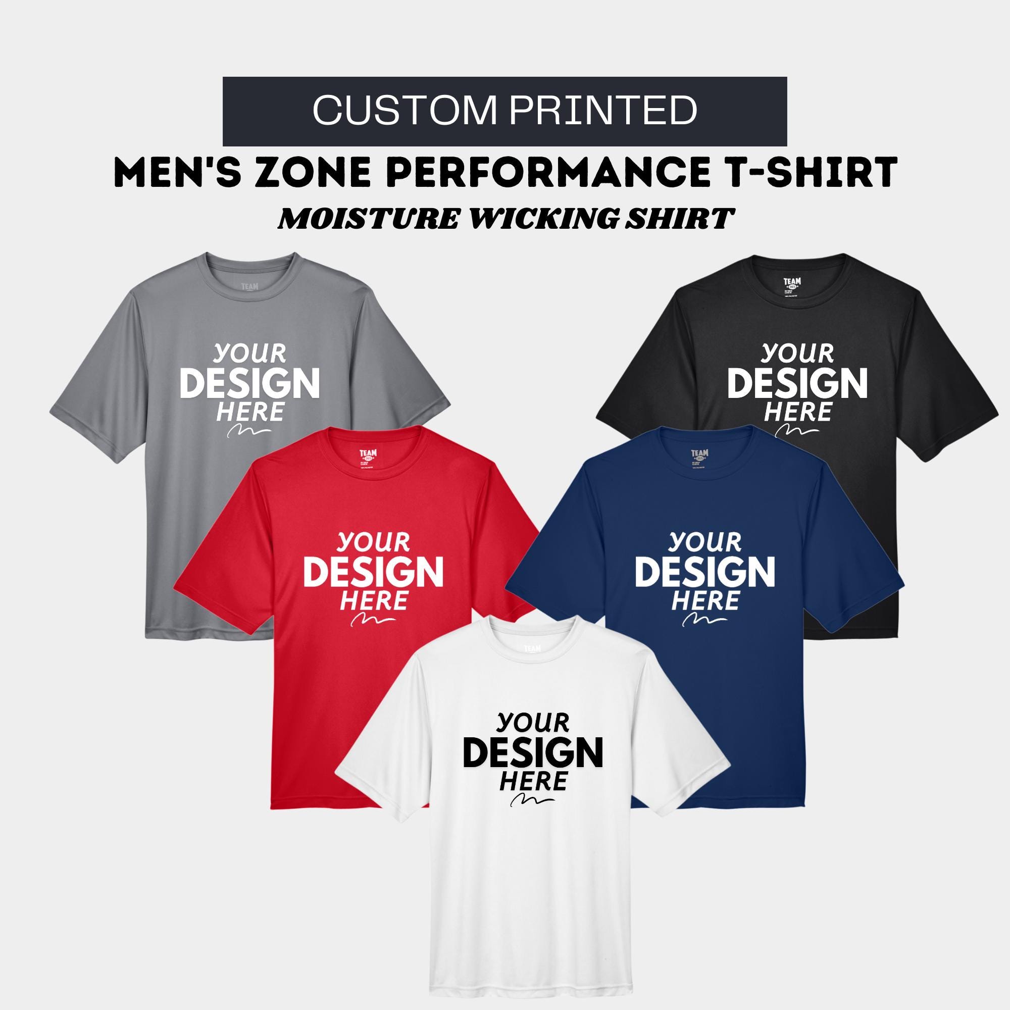 Custom Dri Fit Shirts, Performance Custom Tshirt, Dry Fit Tee ...