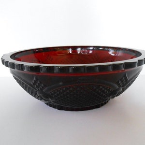 Vintage Avon Centennial Edition Cape Cod Ruby Red Bowl, Avon ...