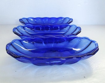Cobalt Blue Dishes Vintage - Etsy