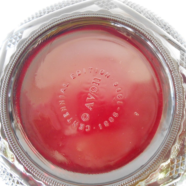 Vintage Avon Centennial Edition Cape Cod Ruby Red Bowl Avon - Etsy