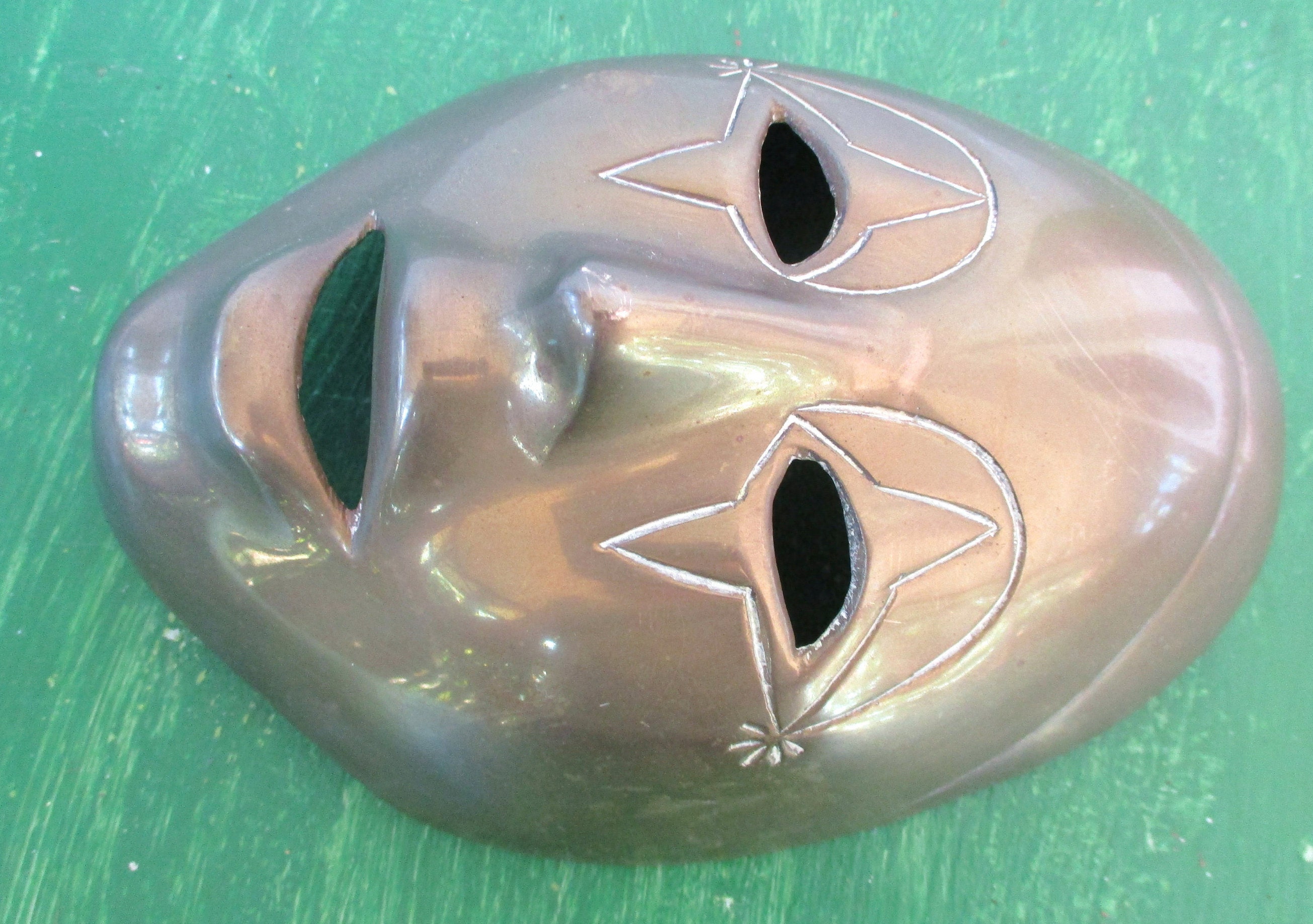 Brass MaskSolid Brass Wall hanging Mask7 H Brass Face | Etsy