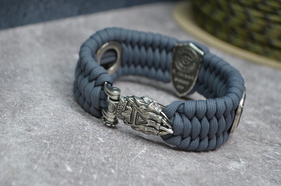 Talisman "veles Bear" Good Luck Symbol Customized Bracelet - Viking ...