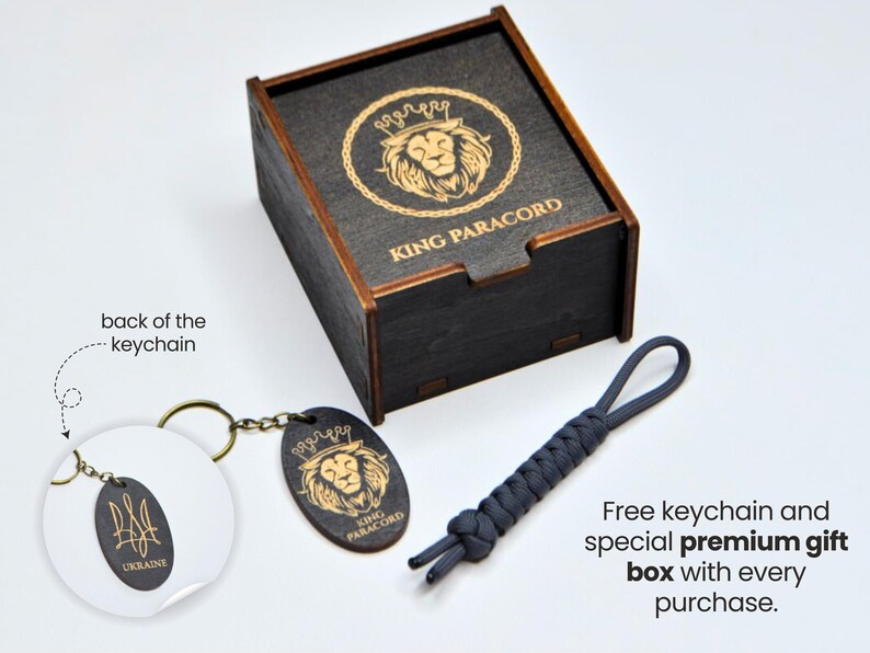 Paracord Monkey Fist Hand Braided Monkey Fist Keychain, Braided ...