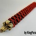 Paracord Monkey Fist Hand Braided Monkey Fist Keychain, Braided ...