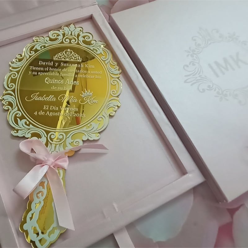 Mirror Card Box - Etsy