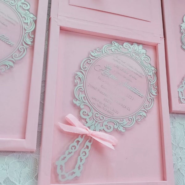Mirror Invitation - Etsy