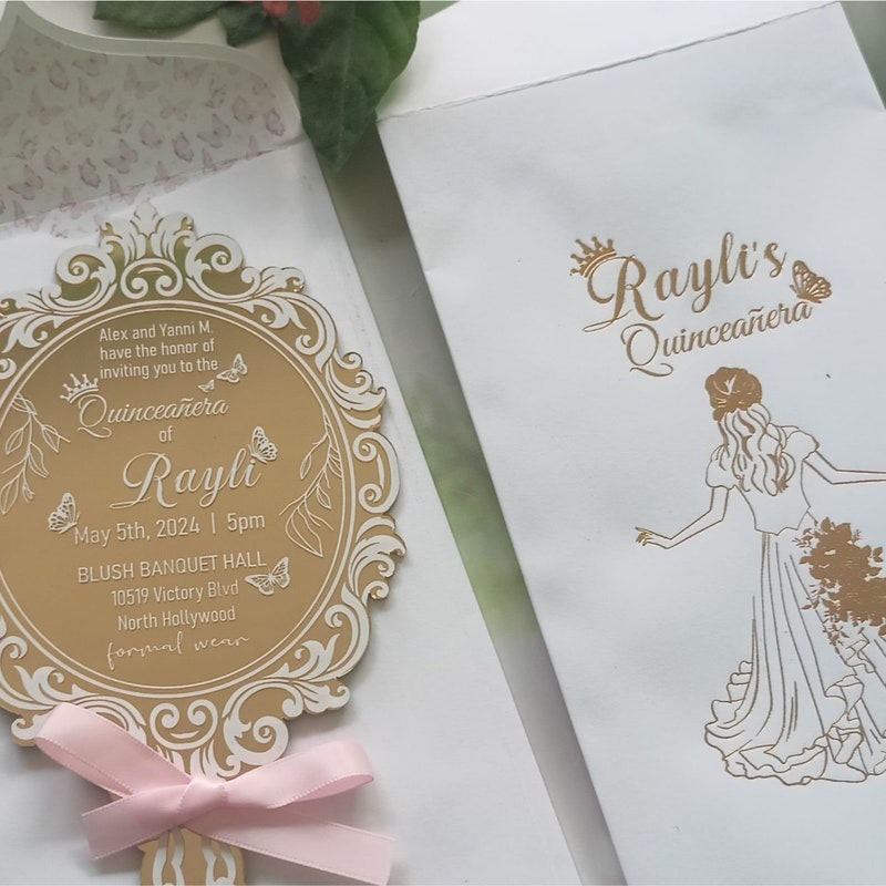 Mirror Invitation - Etsy