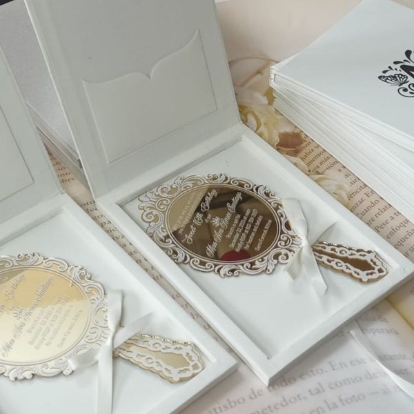 Mirror Invitation - Etsy
