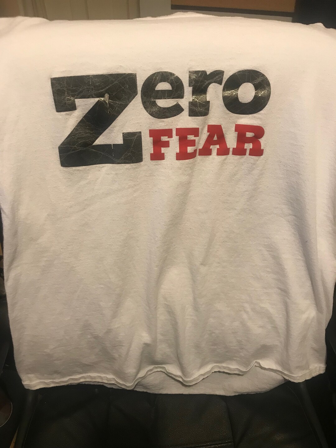 Zero Fear White T-shirt - Etsy