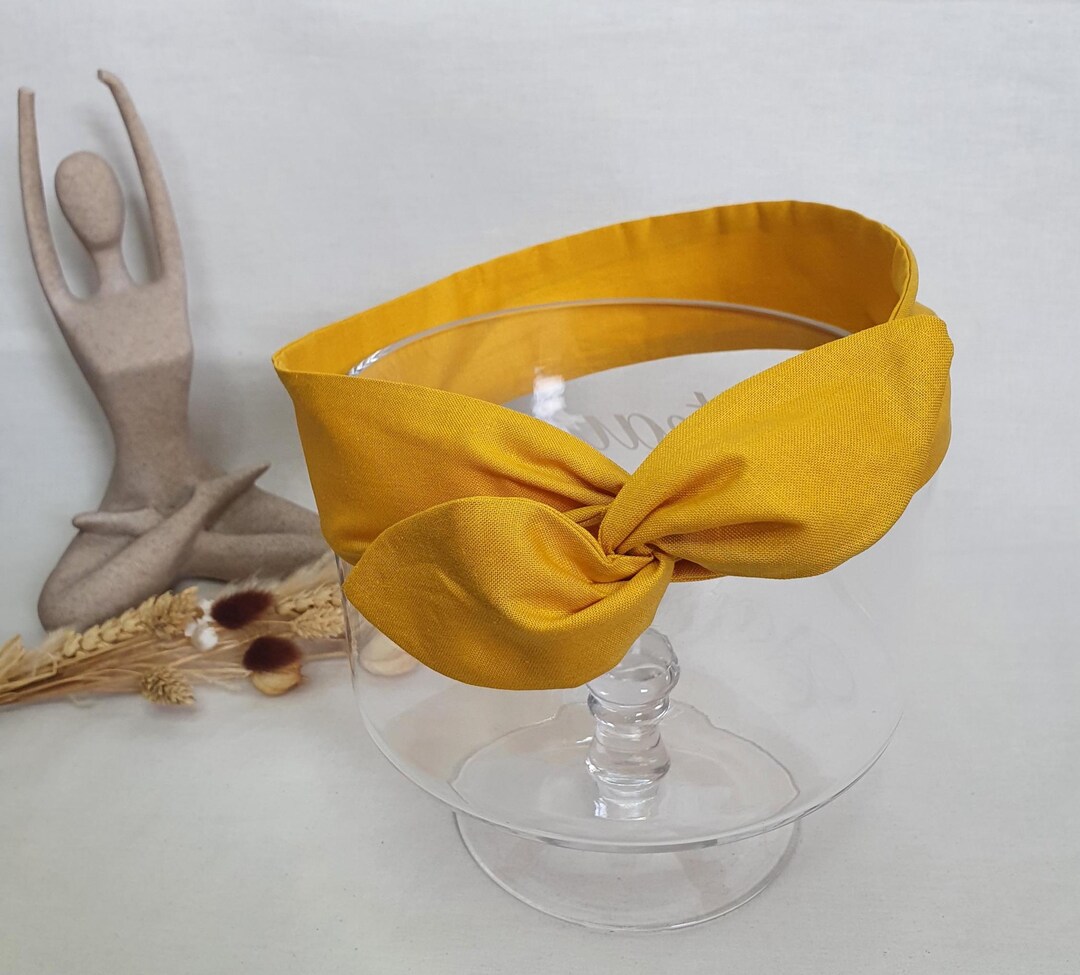 Rigid Headband, Adjustable Wire Headband, Wire Headband, Plain Mustard ...
